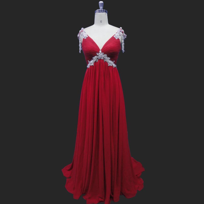 Elegant Off The Shoulder Prom Dresses 2015 Summer Red Party Dress ...