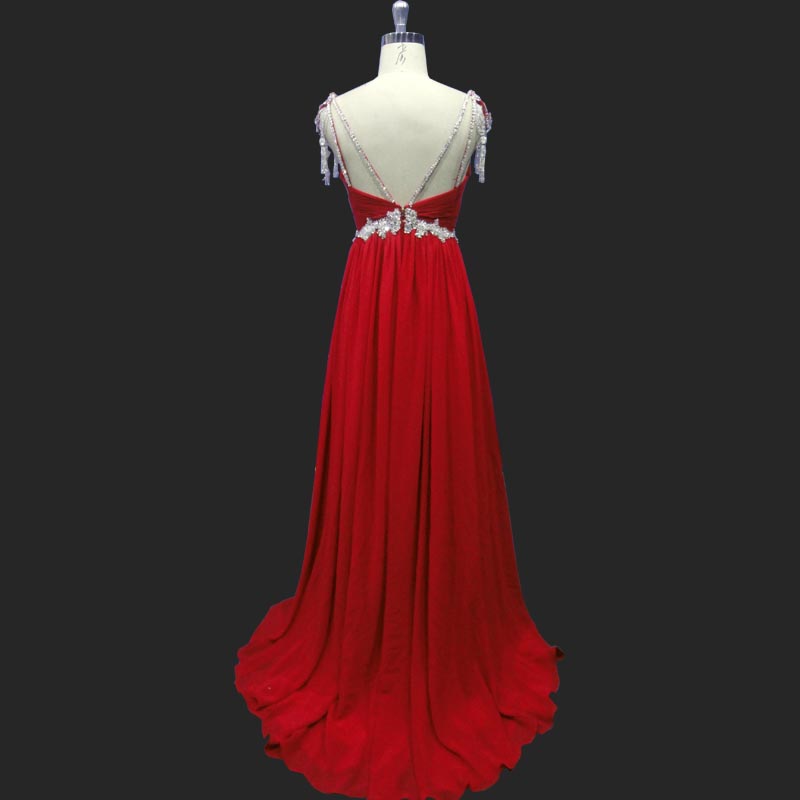 Elegant Off The Shoulder Prom Dresses 2015 Summer Red Party Dress ...